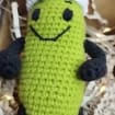 Dill Pickle Crochet Pattern With PRINTABLE Positive Pickle Display ...