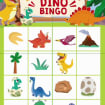 Dinosaur Birthday Party Bingo Game EDITABLE Printable | Prehistoric ...