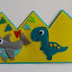 Dinosaur Crown, Fully Customizable Boy or Girl Birthday Crown, Party ...