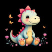 100+ Cute Dinosaur Clipart PNG | Adorable Dino Illustrations ...
