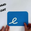 Lowercase Cursive Sandpaper Letters, DIY Sandpaper Letters, Montessori ...