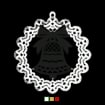 FSL Festive Bell, Holiday Cheer, Red Bow and Beads - Free Standing Lace ...