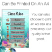 Under the Sea Classroom Theme - Classroom Rules Posters Printable ...