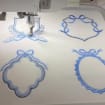Monogram Bow Crest Frame Embroidery Design, Floral Embroidery Machine ...