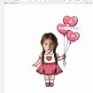 Valentine Kids Girl | Add Your Own Face Photo Template | Valentine Girl ...