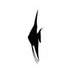 Angel Fish Stencil Craft Art Laser Cut Template | Digitial Download ...