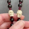 St. Mary Magdalene Memento Mori Rosary - Solid Bronze / Skull Rosary ...