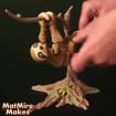 Sloth Plus Tree Display .STL File for 3d Printing, Articulated Fidget ...