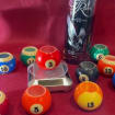 Billiards Shot Glass, Pool Table. 8 Ball - Etsy