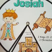 Josiah Coloring Spinner Wheel | Bible Activity for Kids | King Josiah ...