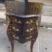 Leopard Chest of Drawers Side Table Nightstand Animal Print Accent ...