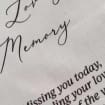 In Loving Memory Linen Sign for Wedding Ceremony, Memory Sign for ...