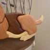 Beagle | Beagle With Ball | Dog With Ball | Intarsia Scroll Saw Art ...