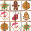 Gingerbread Matching Game, Christmas Toddler Activity (PDF) - Etsy