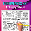 Forgiveness Craft Set for Kids, Bible-themed Activities, Forgiveness ...