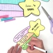 Shooting Star Goal Craft for Students Including SMART Goals for Goals ...