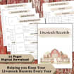 Livestock Records | Animal Health, Breeding and Birth Log | Income and ...