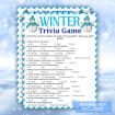 Winter Trivia Game, Winter Party Game, Cold Weather Trivia Quiz, Family ...