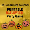Halloween Costume Scavenger Hunt – Printable Party Game for Teens ...