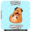 Animated Scared Hamster Emote – Shocked Twitch Discord Stream Reaction ...