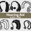 Hearing Aid Svg, SVG Files for Cricut, Hear SVG, Hearing Aids SVG ...
