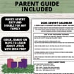 Kids Christian Advent Calendar 2025, Bible Advent Activities for Kids ...