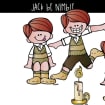 Jack Be Nimble Clip Art, Nursery Rhyme, Literature Mini (digital ...