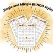Christmas Jingle and Mingle Bingo Game – Printable Holiday Party ...