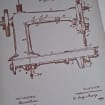 3 Sewing Blueprints Vintage Crafting Patent Prints Sewing Machine Art ...