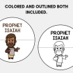 Prophet Isaiah, Folding Surprise Bible Craft Printable, Kids Bible ...