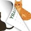 Goofy 2026 Cat Calendar: Printable A3, A4, A5, US Letter PDF - Etsy