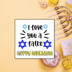 Printable Hanukkah Gift Tags, I Love You a Latke, Happy Hanukkah Gift ...