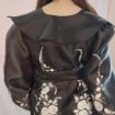 FILIPINIANA Jusi Fabric Hand Painted BISHOP SLEEVE Jacket Barong ...
