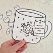 Winter Gratitude Craft for Kids | Printable Hot Chocolate Activity ...