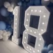 3ft/4ft/5ft Marquee Number Sign,0-9 Marquee Light,big Number Marquee ...