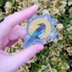Magpie Sticker - Bird Art Vinyl Sticker in Yellow - Etsy