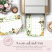 PRINTABLE Monthly Calendar, March 2026 PDF Instant Download, St ...