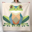 Frog FPP Quilt Pattern: Modern FPP • Animal Patchwork Quilt Block • FPP ...