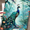 Color by Number Peacock Paint by Numbers Printable Digital Download ...