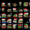 100 Pepe Christmas Emotes Animated & Static | Twitch Emotes | Discord ...