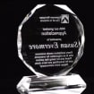 Personalized Crystal Employee Award, 6 Inch, Thank You Plaque for Staff ...