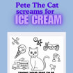 Pete the Cat Ice Cream Language Activity Packet (printable) - Etsy