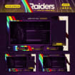 Raiders Animated Stream Pack | Twitch, Youtube, Kick | Screens ...