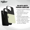 Two-tone Matte Black and Cream Phone Case - Premium Tough Case for ...