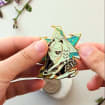 Cat Hard Enamel Pin - Cyber Punk "pet Guardian Spirits" Luxury Luminous ...