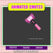 ANIMATED Ban Hammer Emote Twitch, Pink Heart Ban Hammer Animated Emote ...