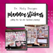 Pink Timelines | Passion Planner Printable Planner Stickers | Printable ...