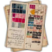 TEXTILE ARCHIVE 24 Pages – Vintage Ledger & Fabric Swatches | Junk ...