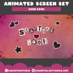 Animated Burn Book Inspired Screen Set | P2U Premade Pack Package ...