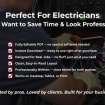 Electrician Work Order Template: Fillable PDF, Excel, Word (instant ...
